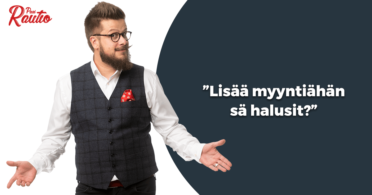 Pasi Rautio – myyntikuiskaaja, Myyntikoulun reksi